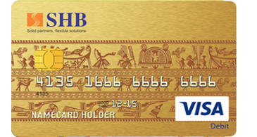 SHB điều chỉnh biểu phí dịch vụ thẻ ghi nợ quốc tế SHB Visa Gold