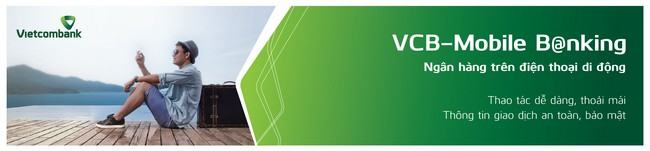 VIETCOMBANK NÂNG CẤP PHIÊN BẢN VCB – MOBILE B@NKING VỚI NHỮNG TÍNH NĂNG NỔI BẬT