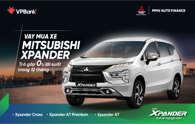 VAY MUA XE MITSUBISHI XPANDER TRẢ GÓP LÃI SUẤT 0%/THÁNG